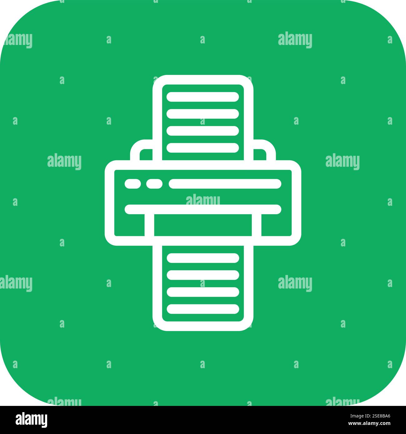 Printer Vector Icon Design Illustration Stock Vector Image & Art - Alamy