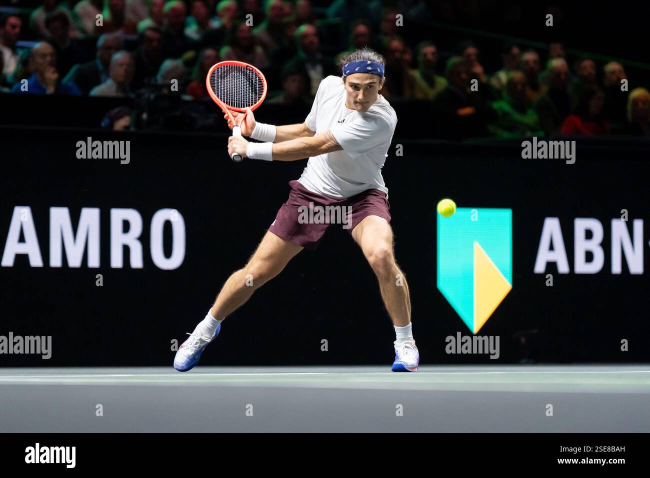 ROTTERDAM, NETHERLANDS - FEBRUARY 8: Mattia Bellucci of Italy competing ...