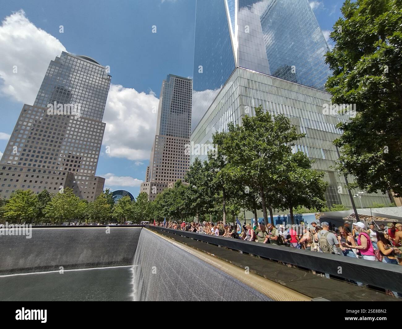 New York, the Twin Towers area in Manhattan Stock Photo - Alamy