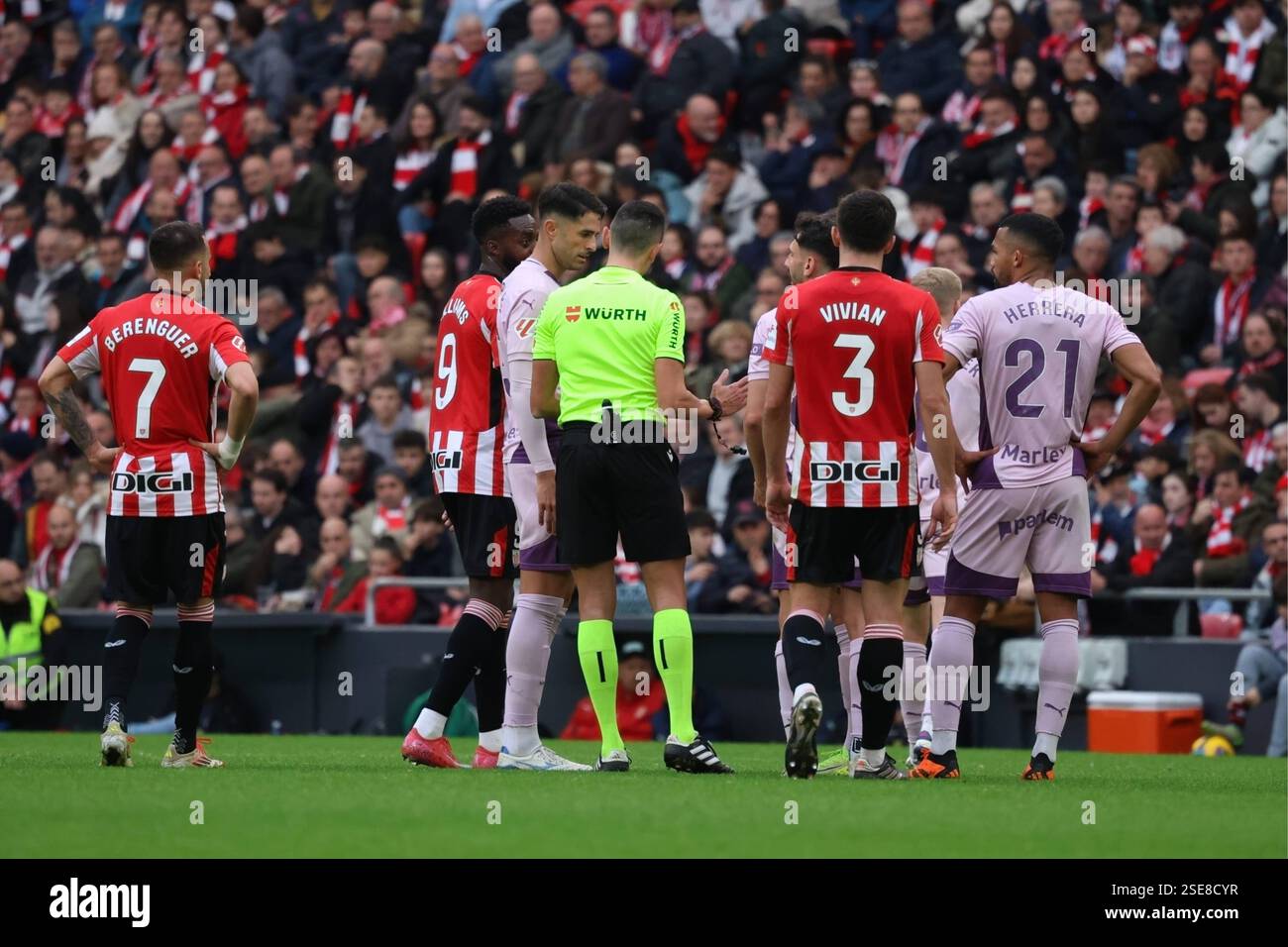 Bilbao, Spain. 08th Feb, 2025. Spanish La Liga EA Sports soccer match ...