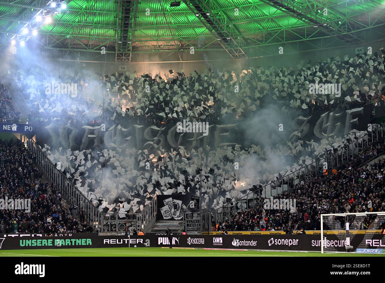 08 February 2025, North Rhine-Westphalia, Mönchengladbach: Soccer ...