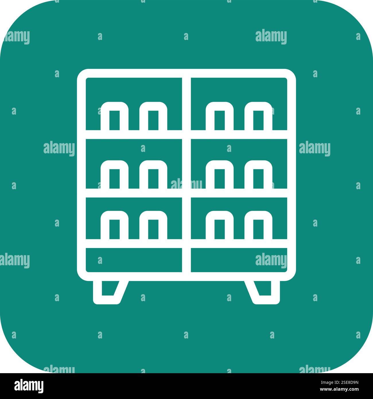 Product Shelf Vector Icon Design Illustration Stock Vector Image & Art ...