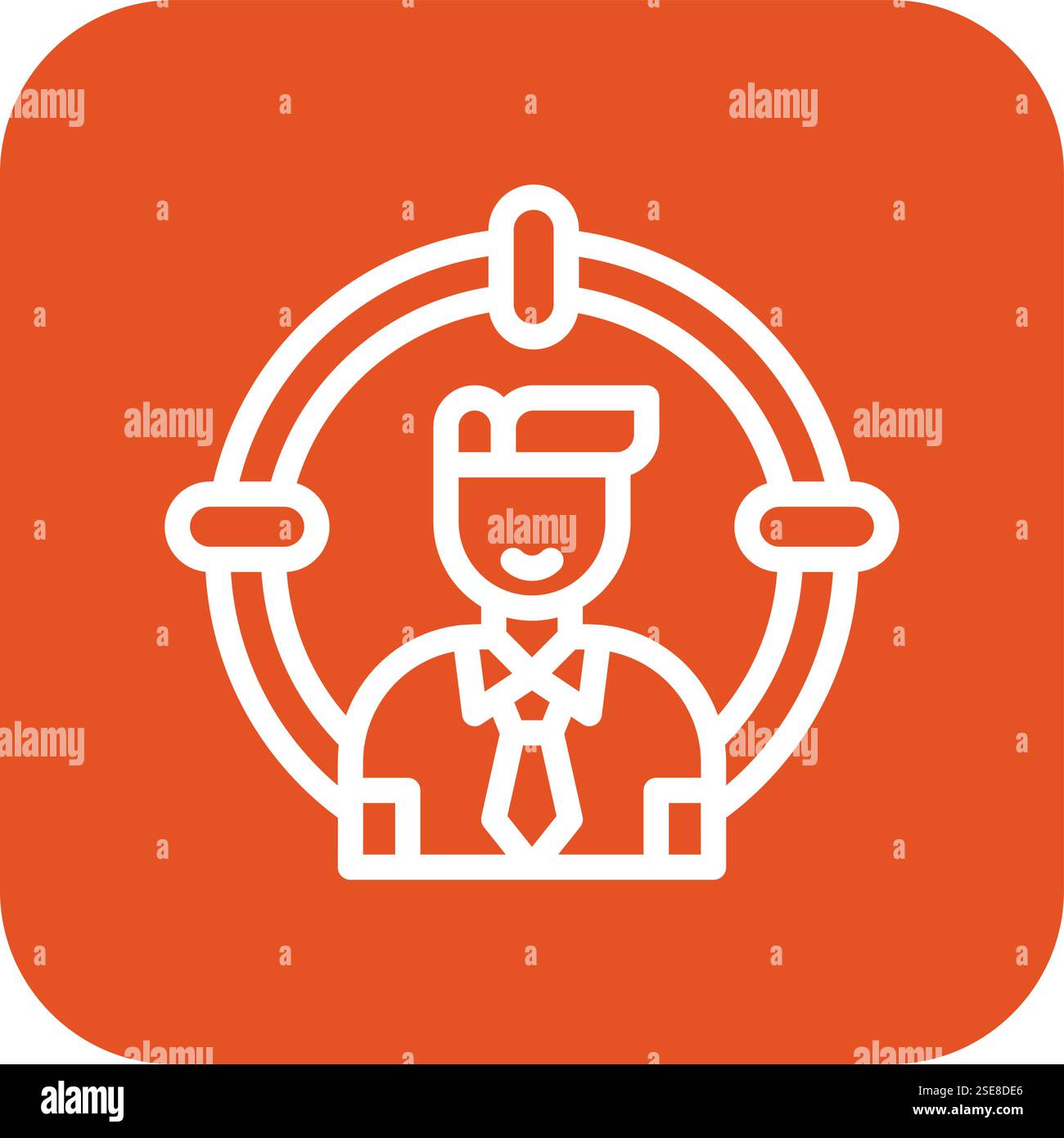 Head hunting icon outline hi-res stock photography and images - Alamy