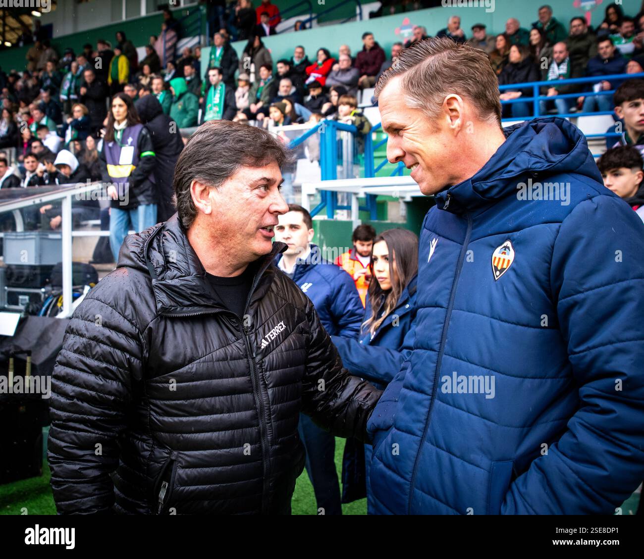 Ferrol, Spain. 08 February, 2025. Liga Hypermotion, Racing Club Ferrol ...