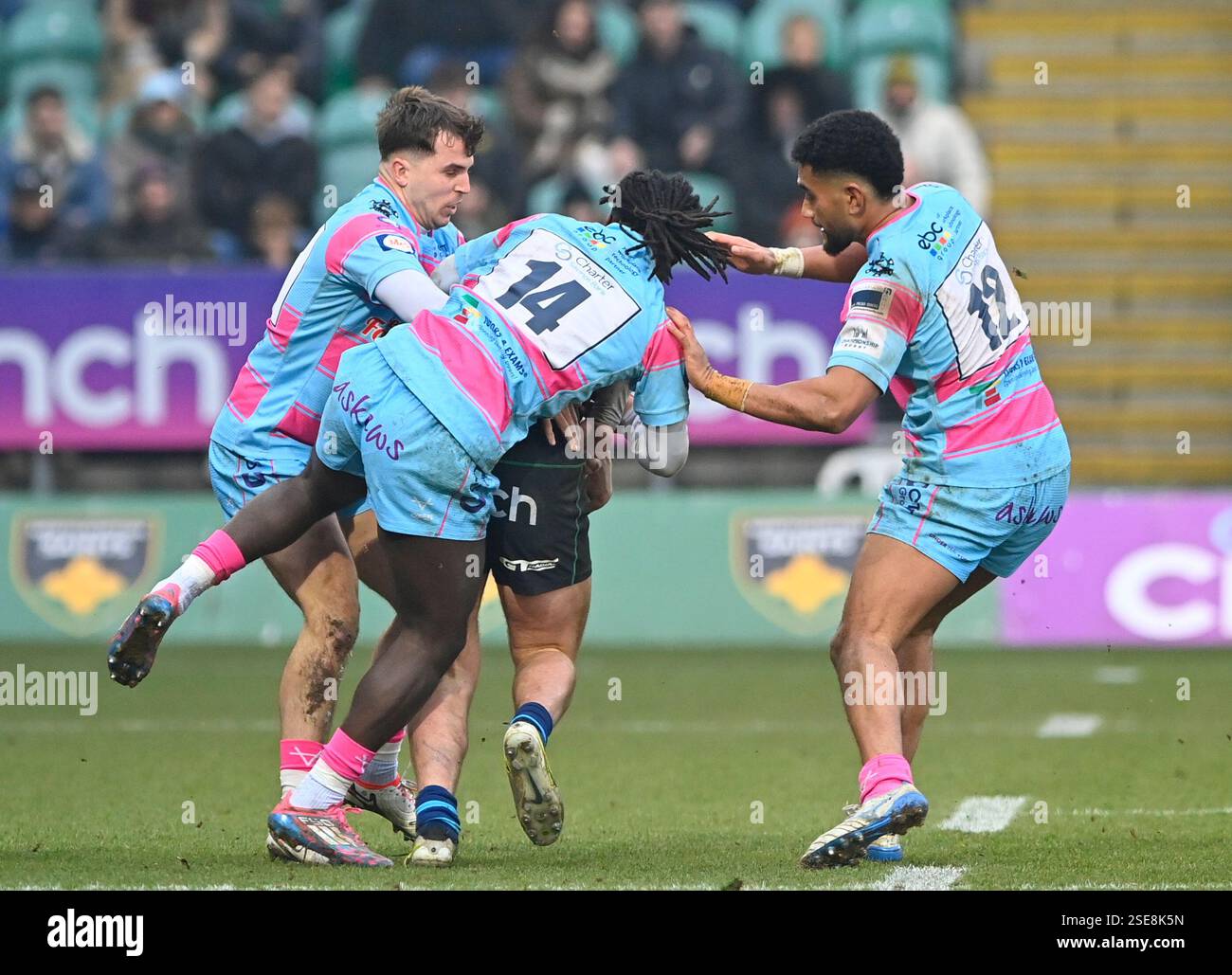 Northampton, UK. 08th Feb, 2025. Northampton ENGLAND - :Coventry s ...