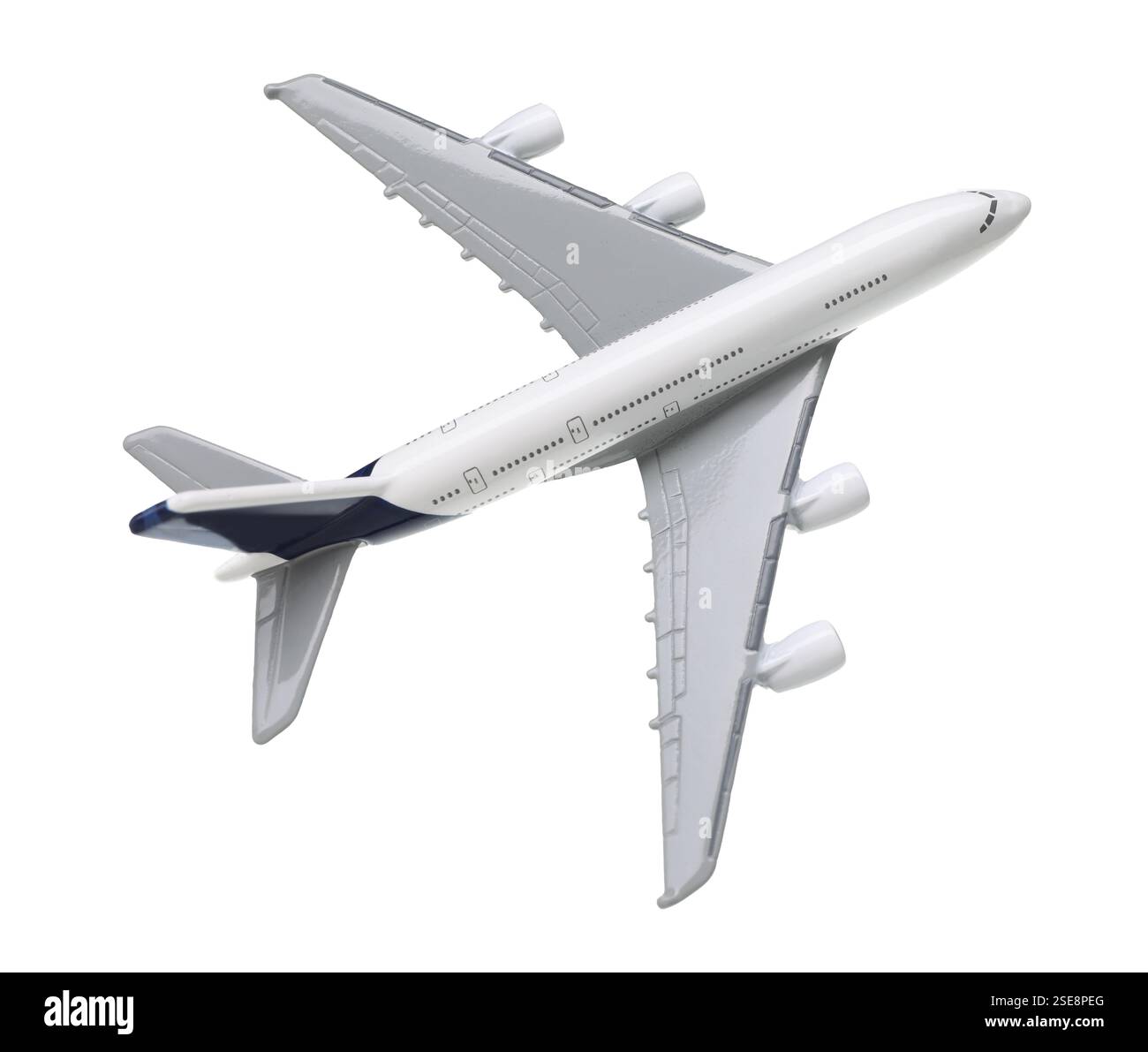 Airplane model in flight Cut Out Stock Images & Pictures - Alamy