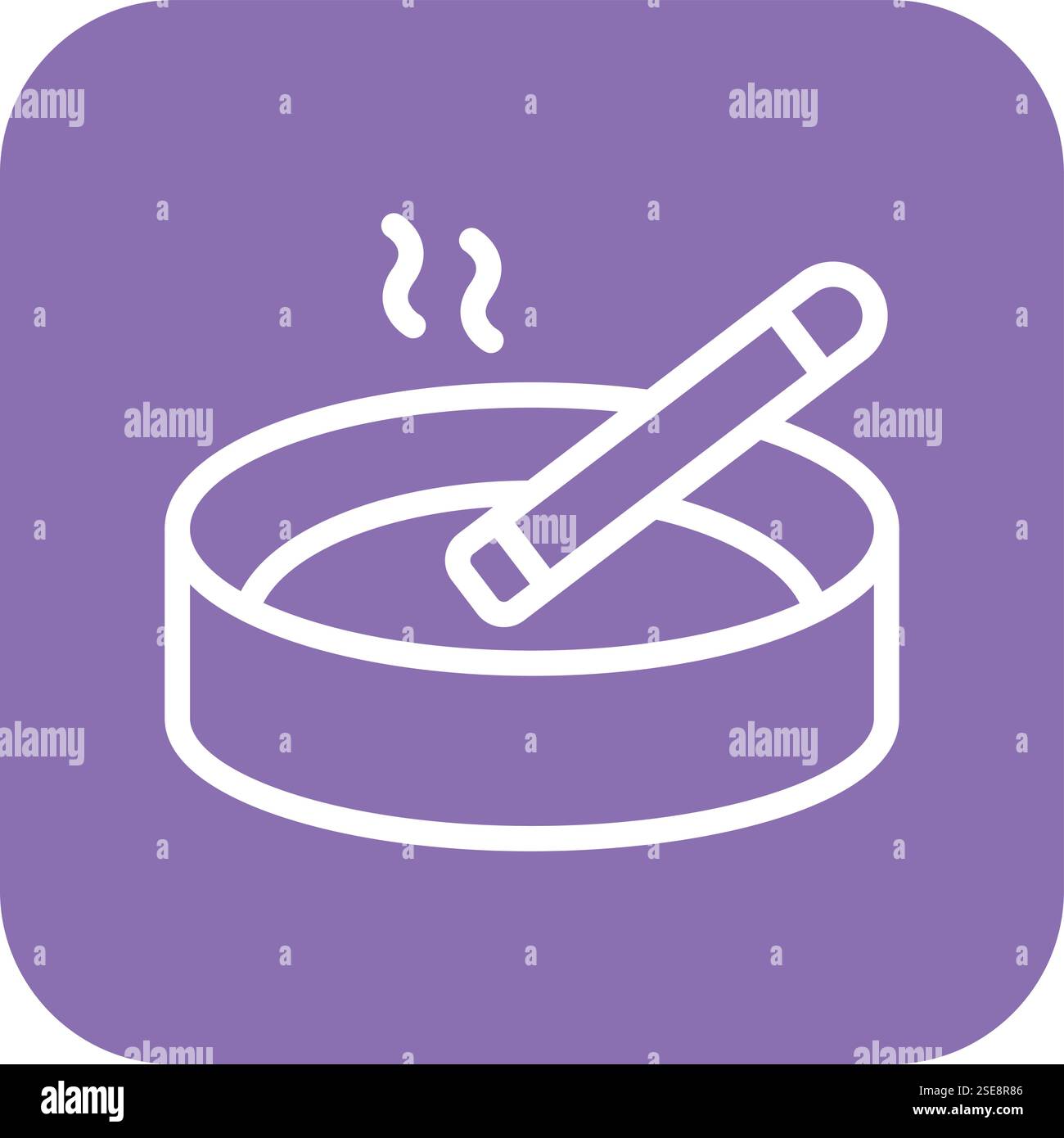 Ashtray Vector Icon Design Illustration Stock Vector Image & Art - Alamy