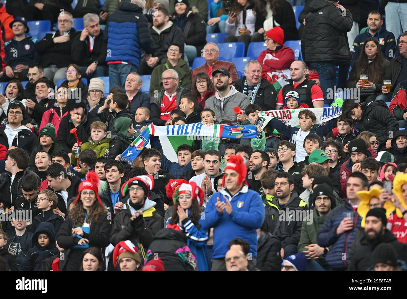 Rome, Italy. 8th February 2025; Stadio Olimpico, Rome, Italy: Six ...