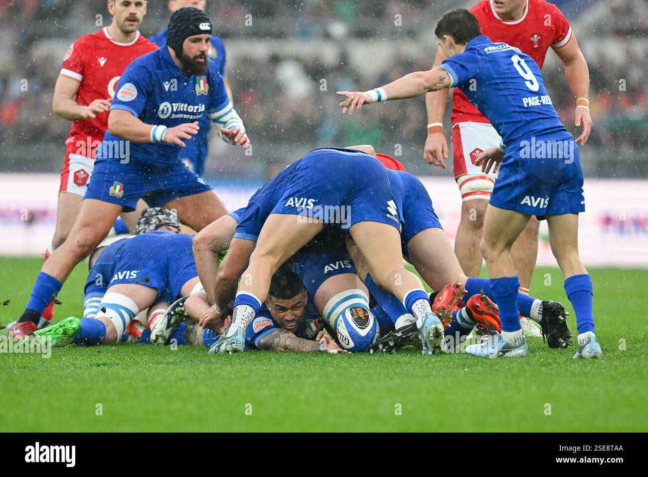 Rome, Italy. 8th February 2025; Stadio Olimpico, Rome, Italy: Six ...