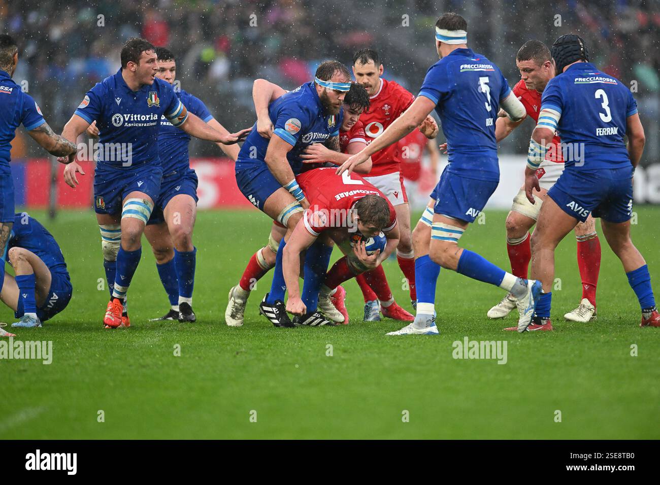 Rome, Italy. 8th February 2025; Stadio Olimpico, Rome, Italy: Six ...