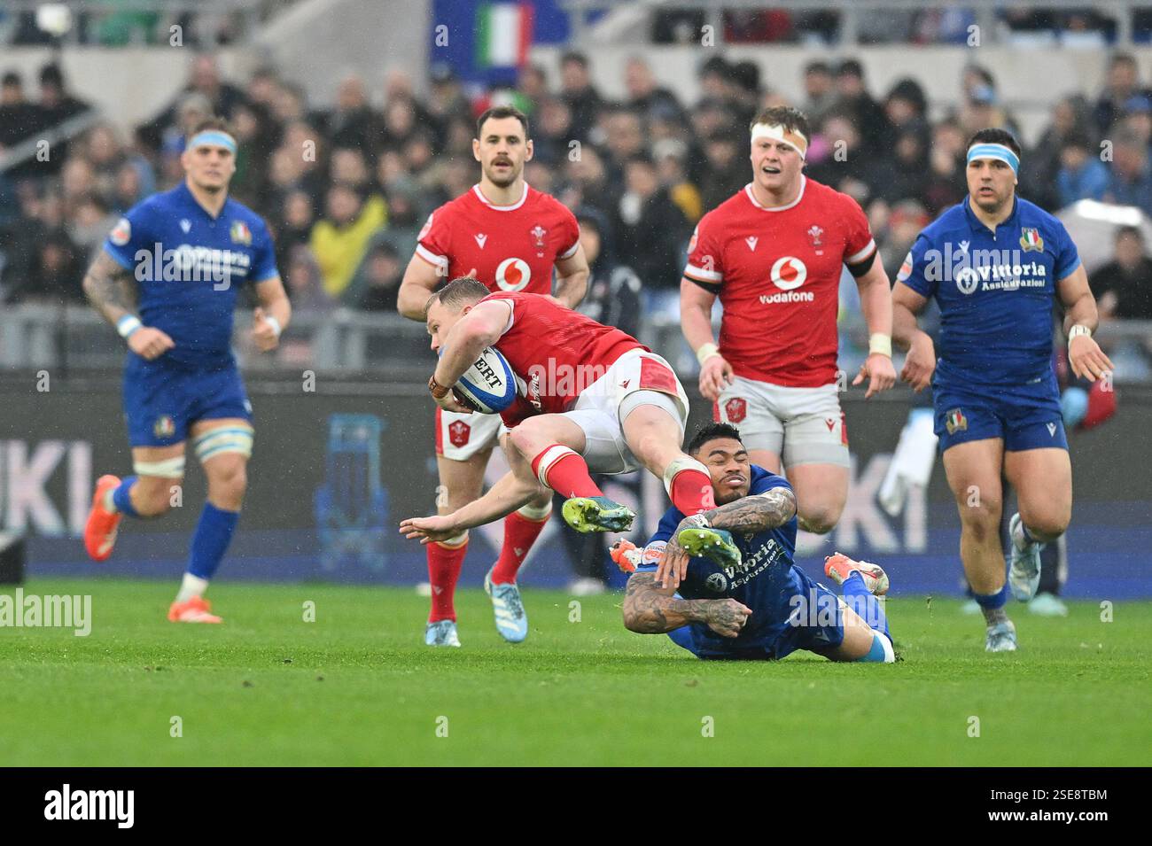 Rome, Italy. 8th February 2025; Stadio Olimpico, Rome, Italy: Six ...