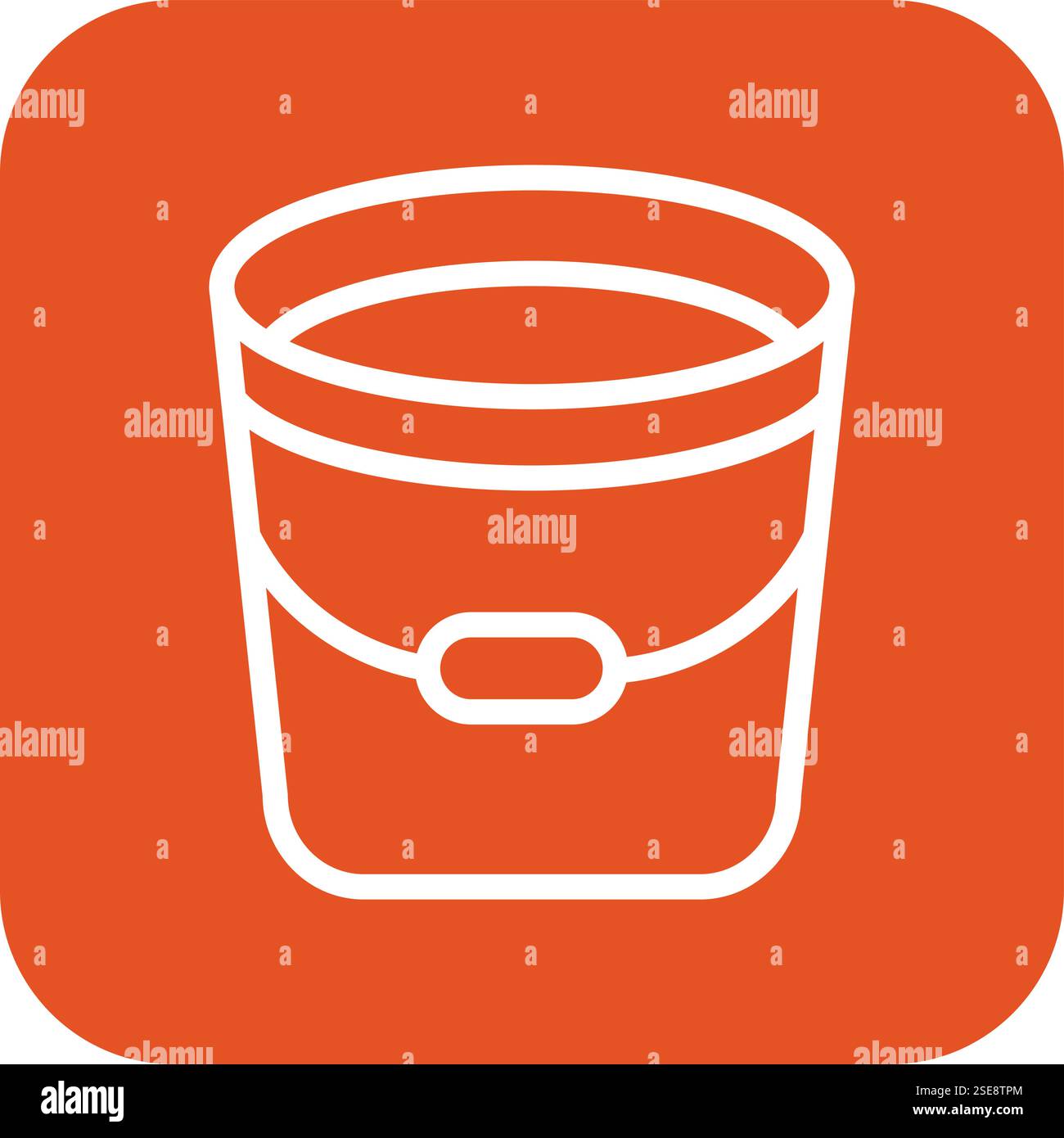 Bucket Vector Icon Design Illustration Stock Vector Image & Art - Alamy