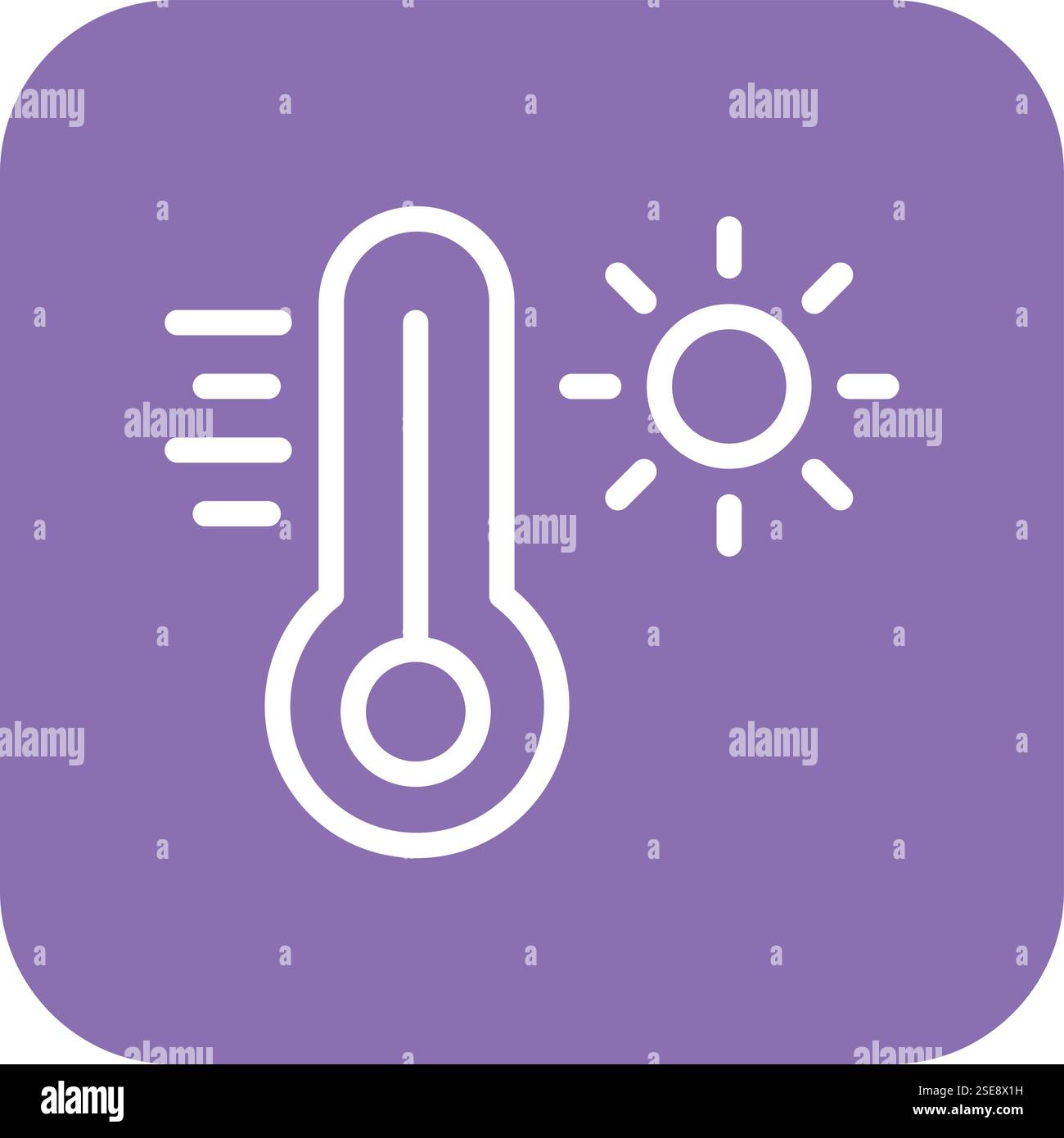Thermometer outline icon Stock Vector Images - Alamy