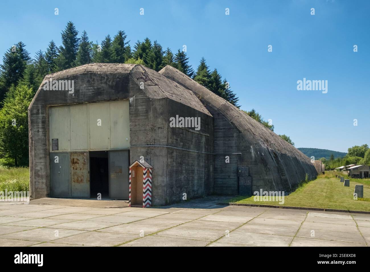 Historic Stepina Train Bunker for Hitler own command train, Poland ...