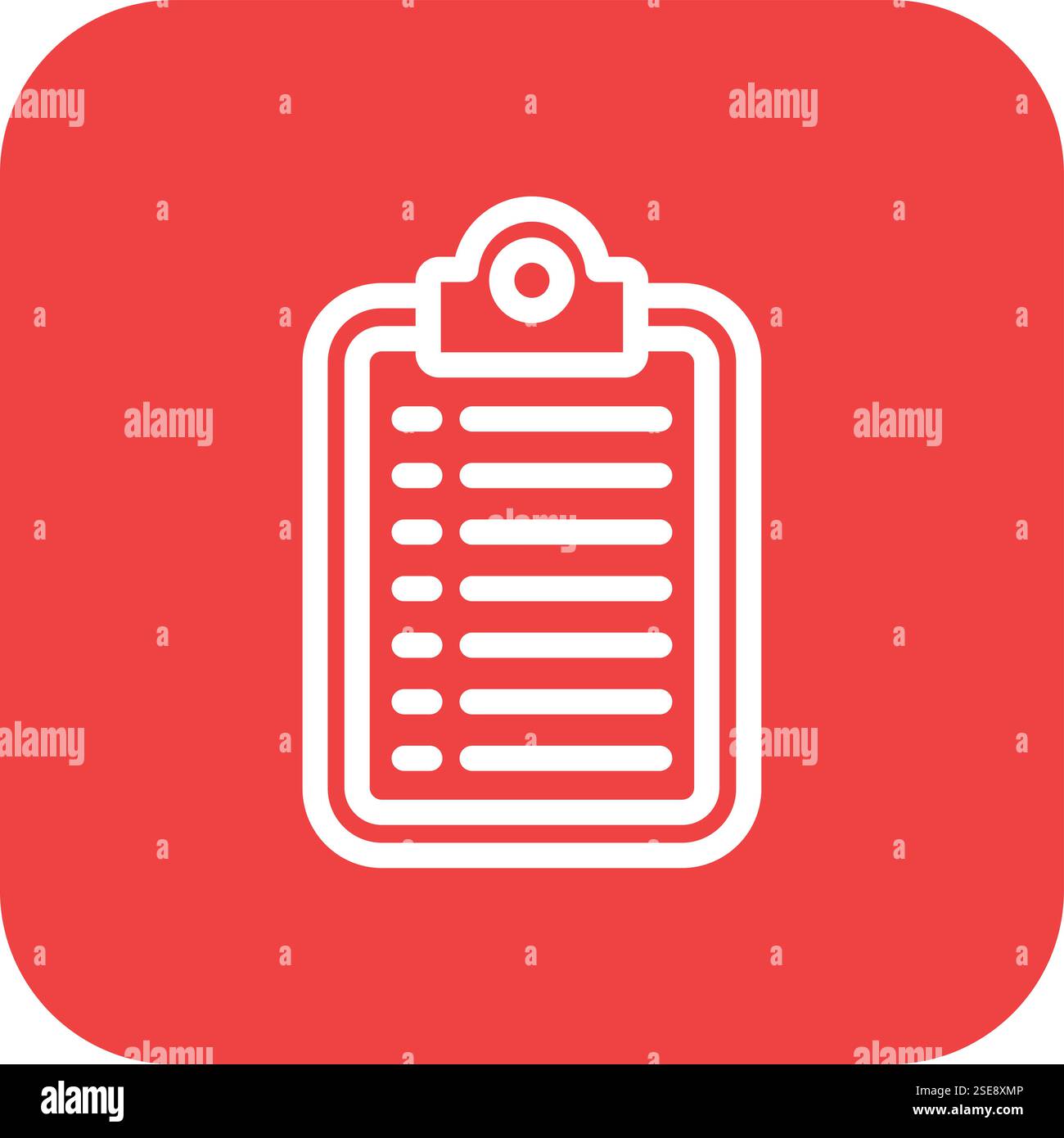 Clipboard outline icon Stock Vector Images - Alamy