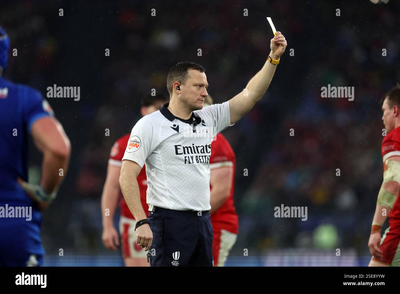 Rome, Italy. 08th Feb, 2025. Rome, Italy 08.02.2025: referee Matthew ...