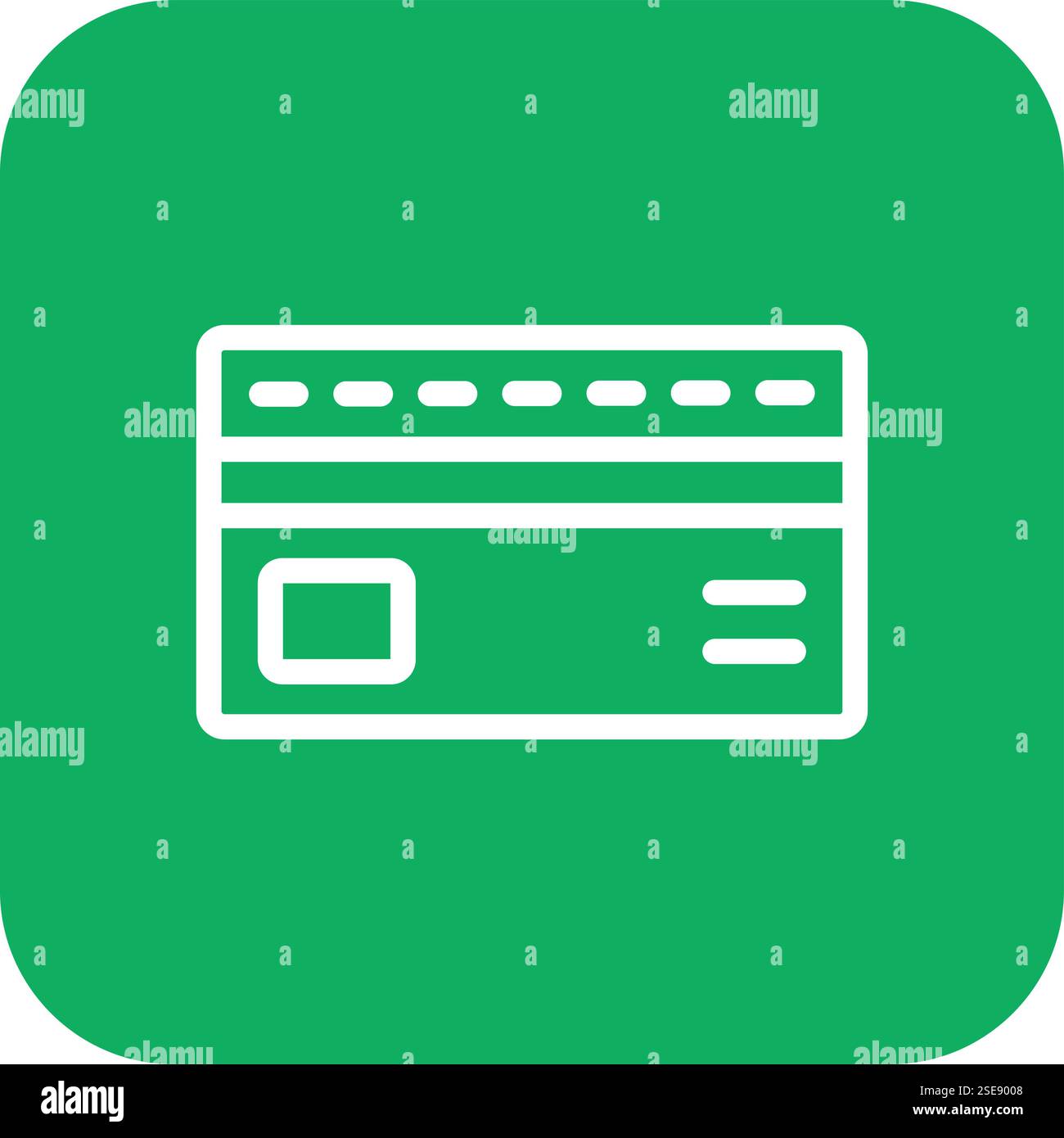 Card icon outline vector Stock Vector Images - Alamy