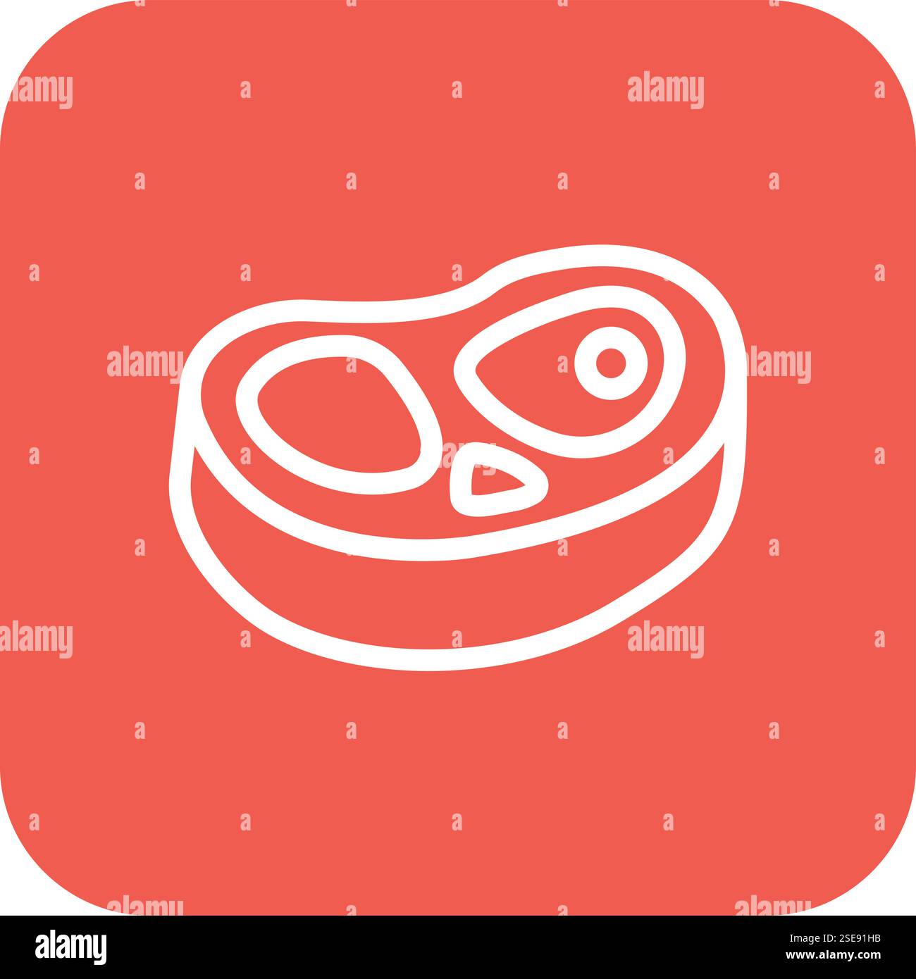 Meat icon for ui Cut Out Stock Images & Pictures - Alamy