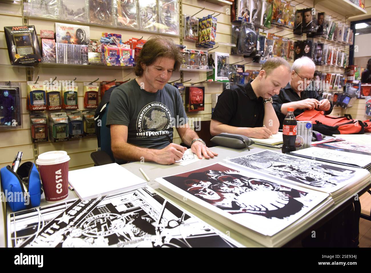 British comic-strip artist Charlie Adlard artist known for his work on ...