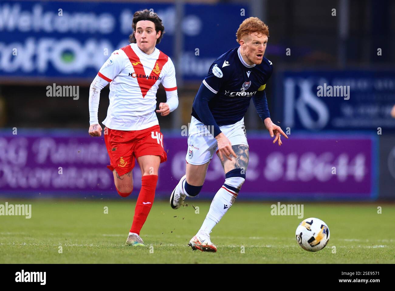 Dens Park, Dundee, UK. 8th Feb, 2025. Scottish Cup Fifth Round Football, Dundee versus ...