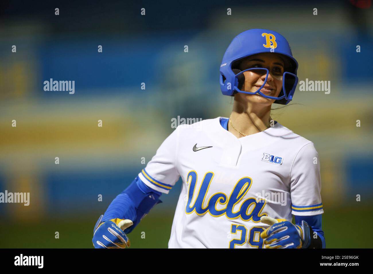 February 7, 2025: Freshman Rylee Slimp (29) rounds second base after ...