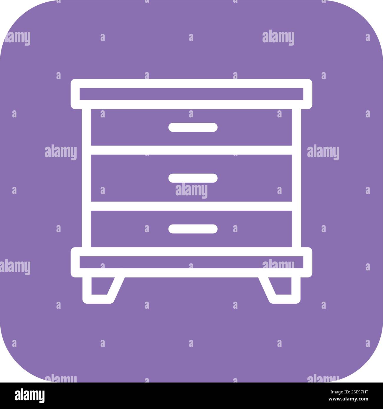 Cabinet Vector Icon Design Illustration Stock Vector Image & Art - Alamy