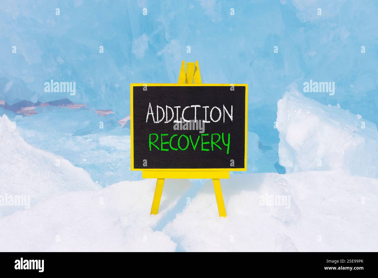 Addiction recovery symbol. Concept words Addiction recovery on ...