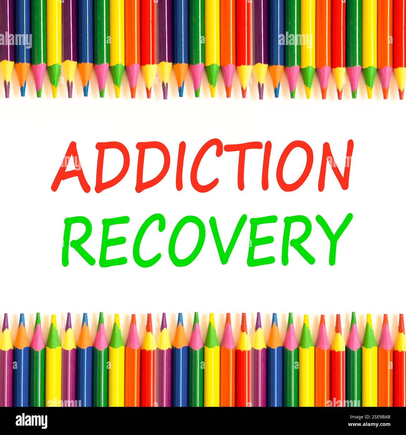 Addiction recovery symbol. Concept words Addiction recovery on ...