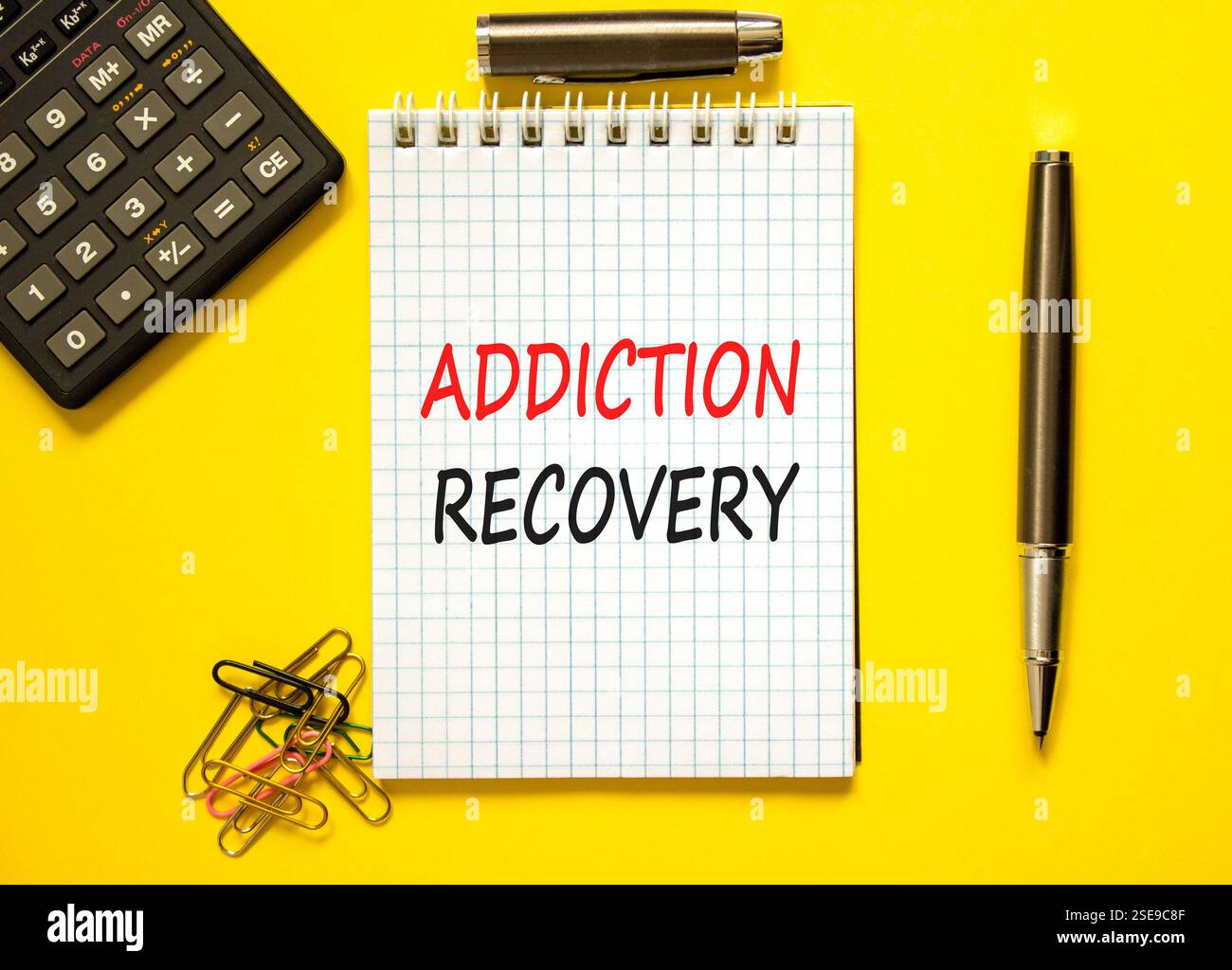 Addiction recovery symbol. Concept words Addiction recovery on ...