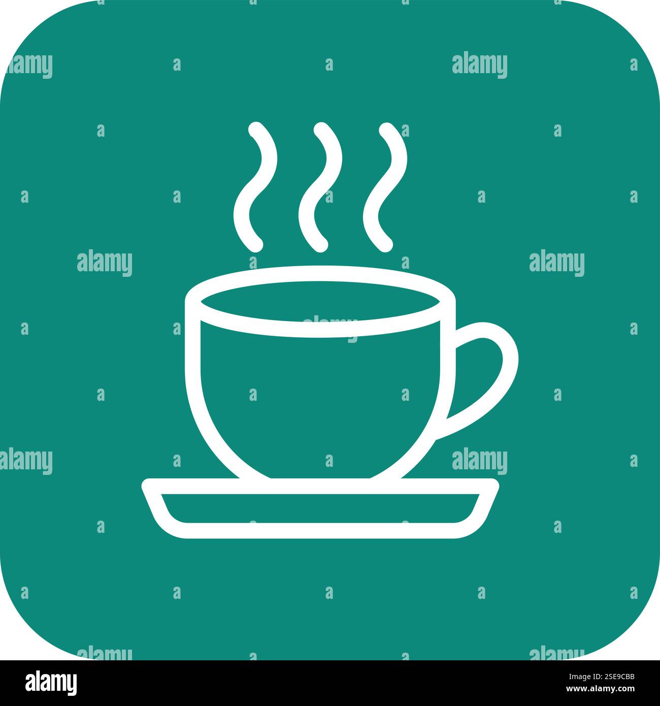 Tea Cup Vector Icon Design Illustration Stock Vector Image & Art - Alamy