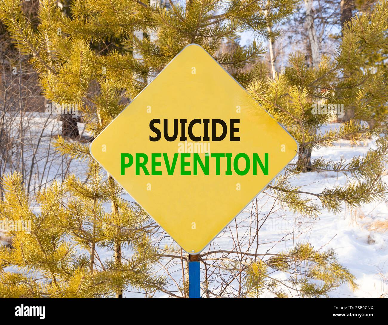 Suicide prevention symbol. Concept words Suicide prevention on ...