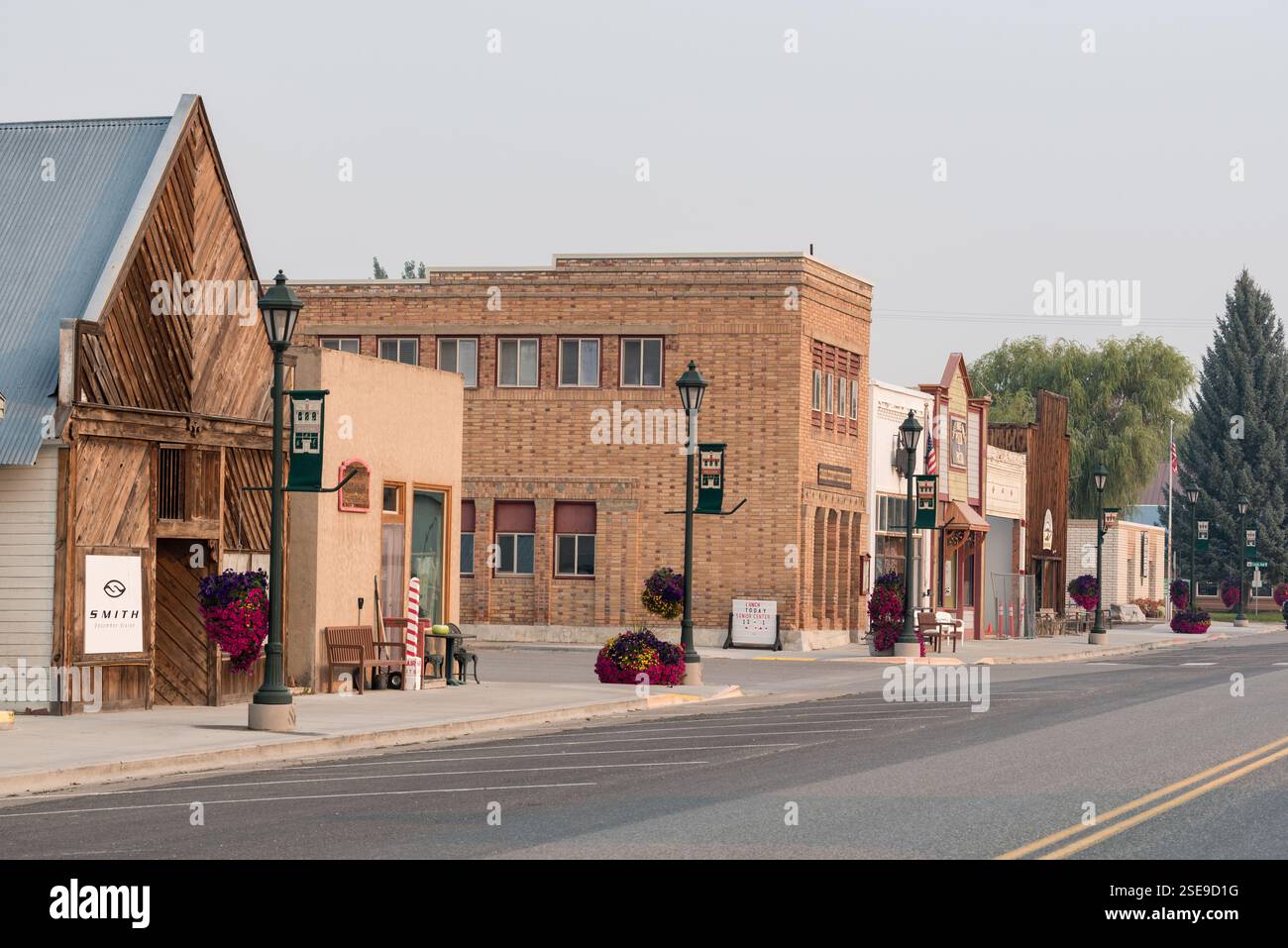 Downtown Fairfield, Idaho Stock Photo - Alamy