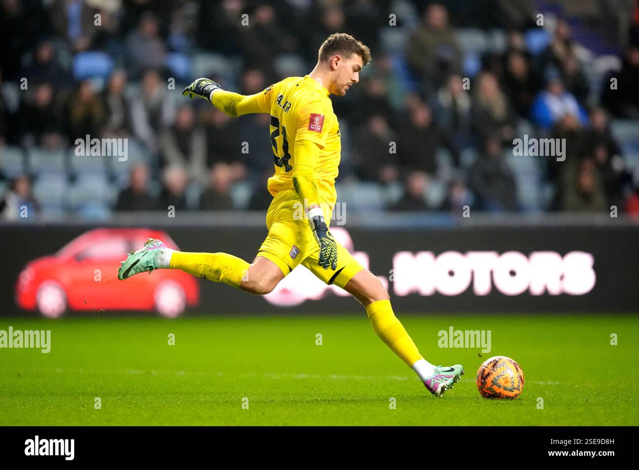 Ipswich Town goalkeeper Alex Palmer in action during the Emirates FA ...