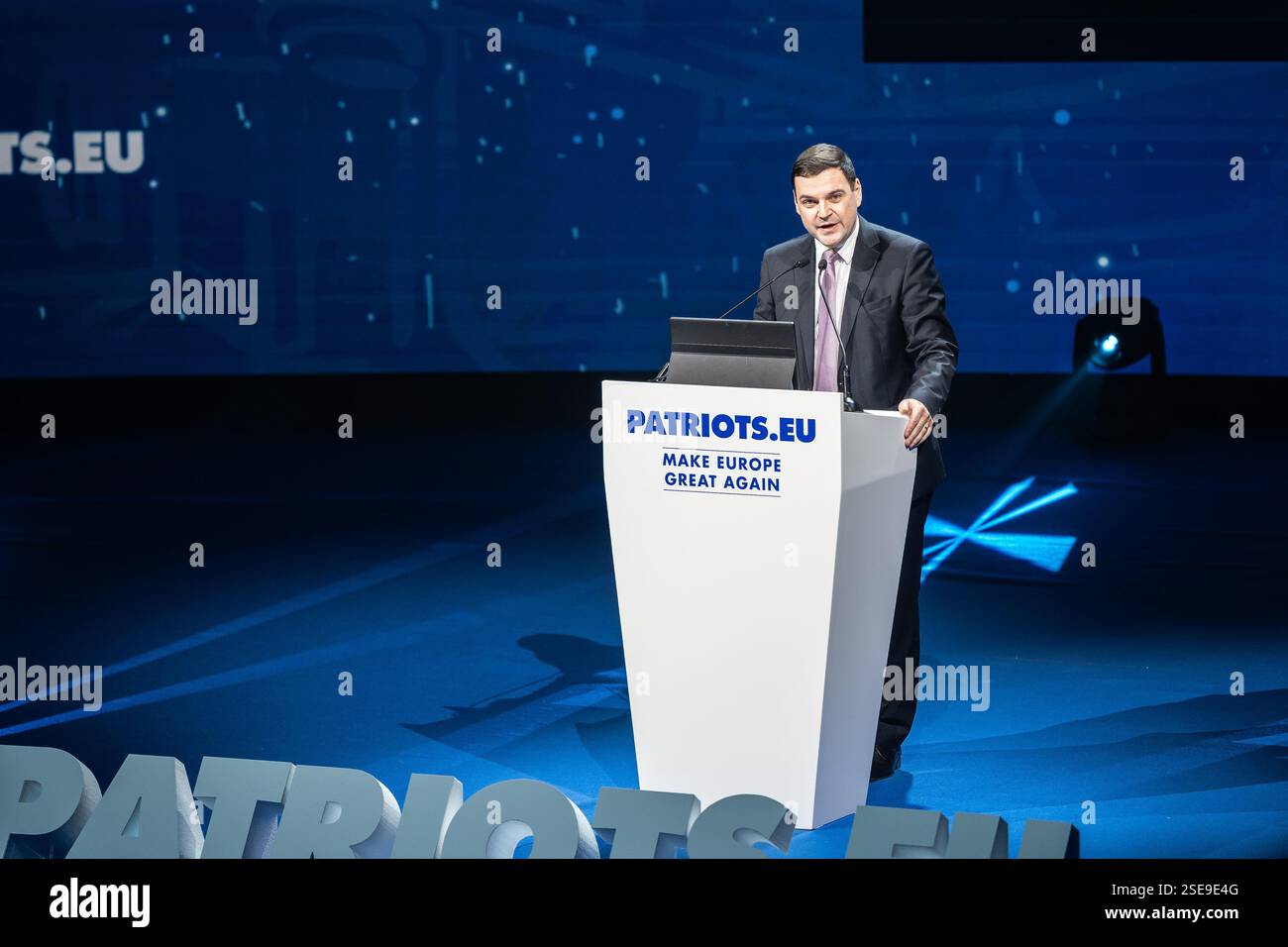 Madrid, Spain. 08th Feb, 2025. The leader of 'Motoriste sobe' czech ...