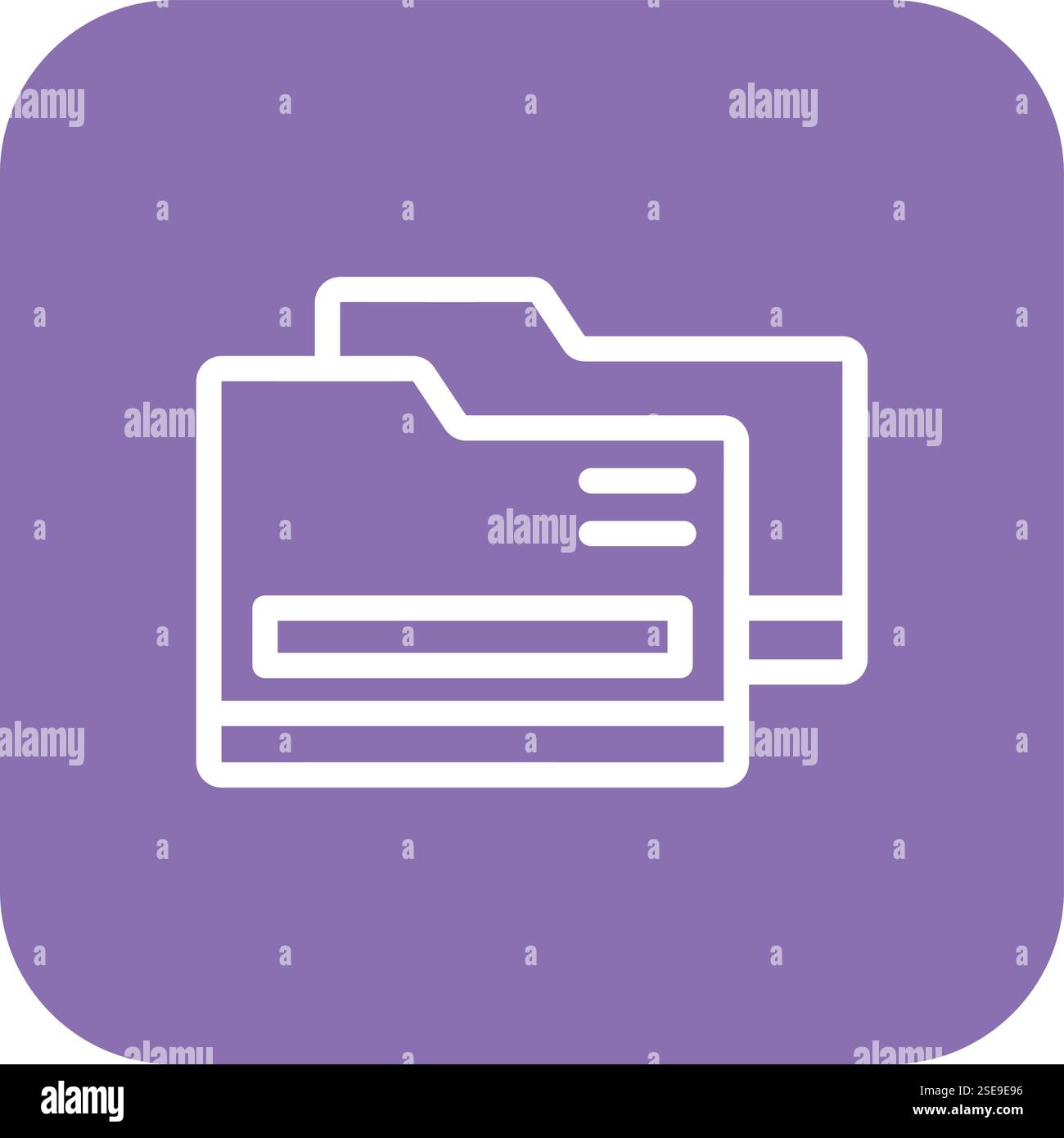 Outline folder icon vector hi-res stock photography and images - Alamy