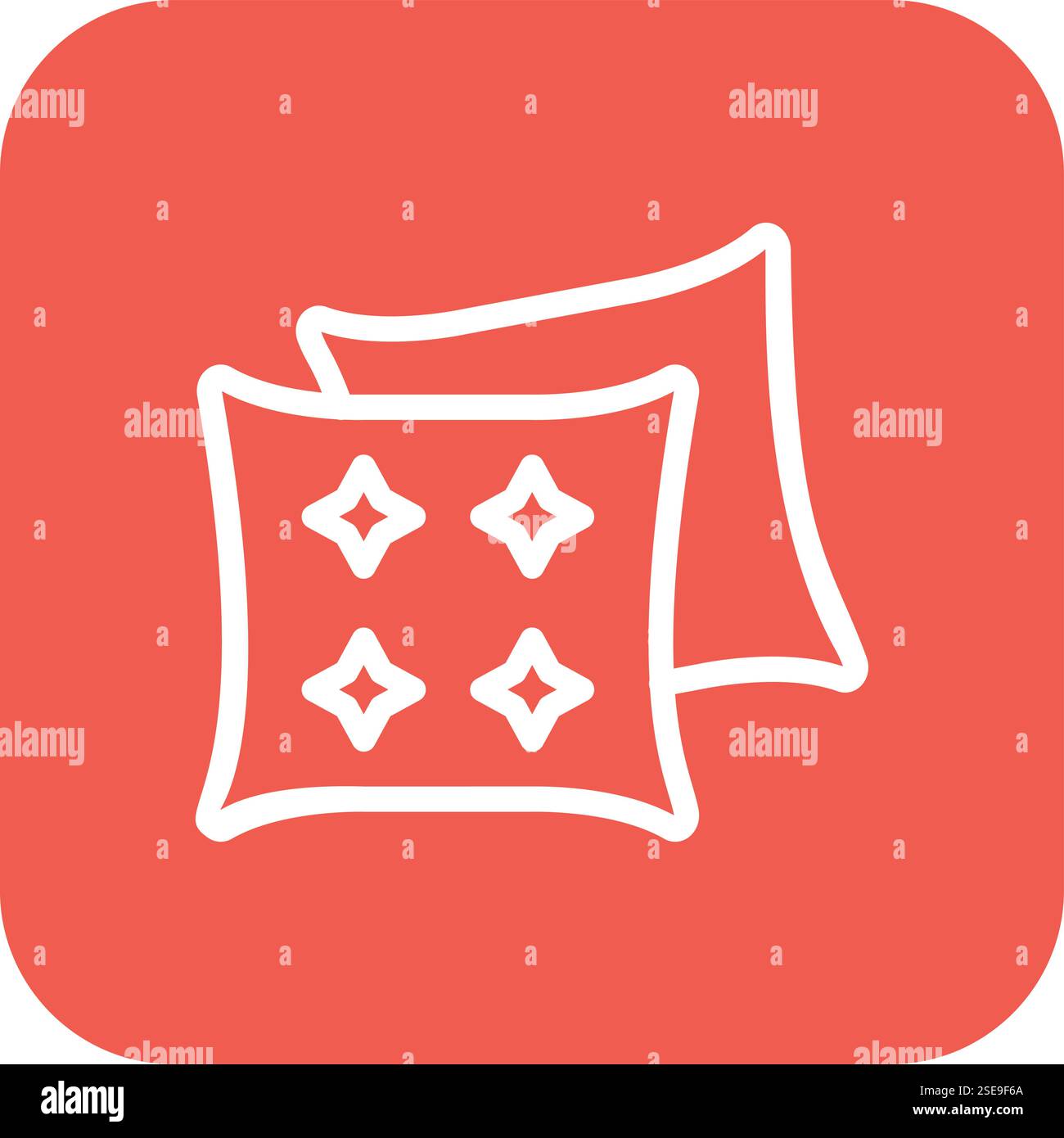 Pillow icon in outline Stock Vector Images - Alamy