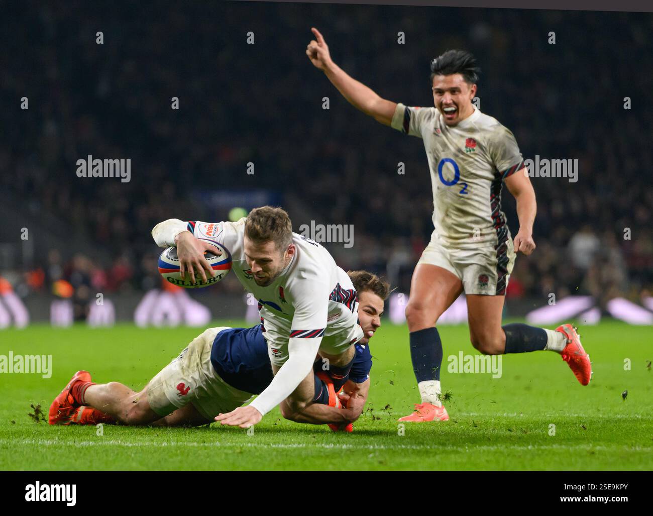 London, UK. 08th Feb, 2025. England v France - Six Nations Championship ...