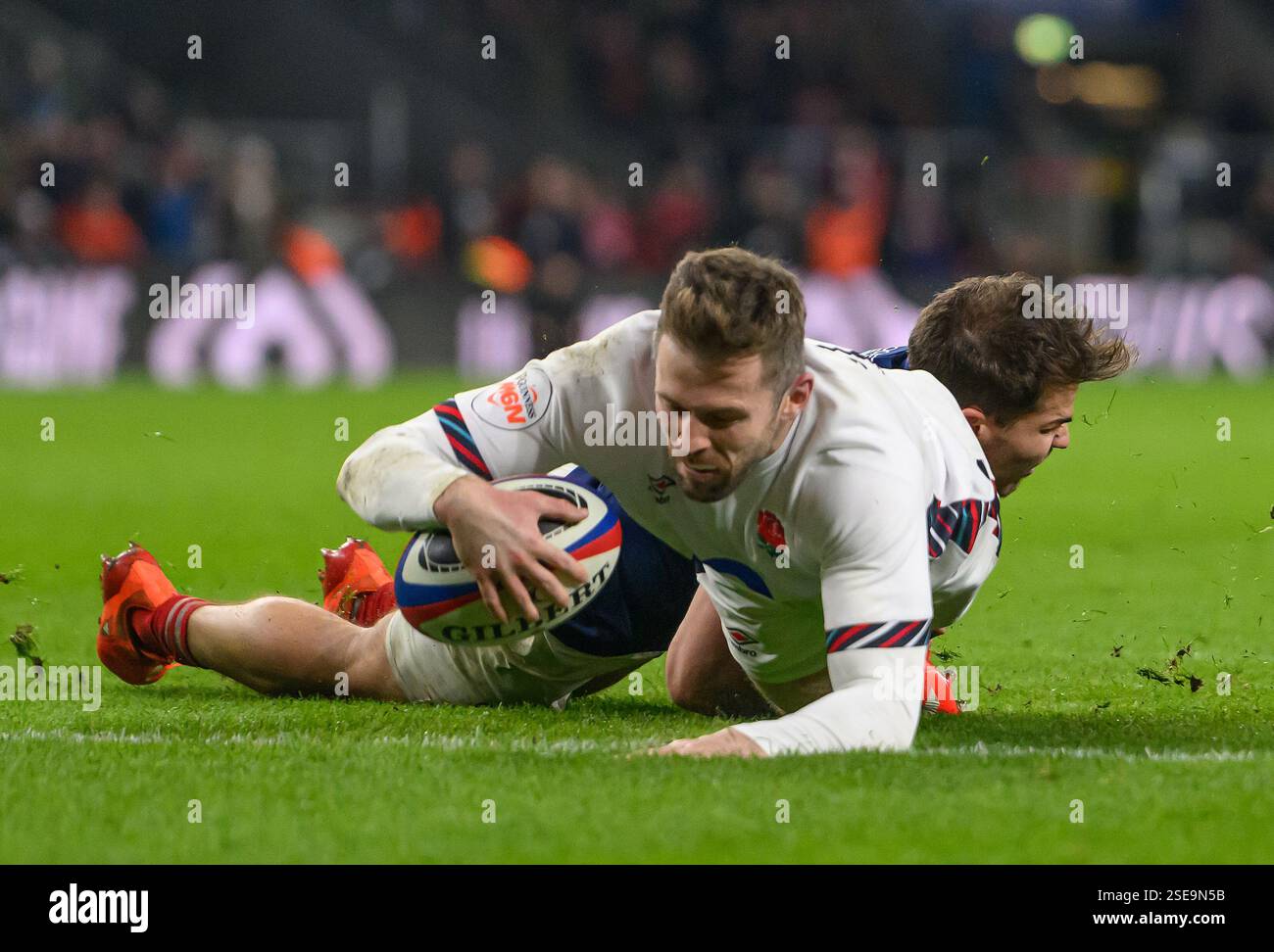 London, UK. 08th Feb, 2025. England v France - Six Nations Championship ...