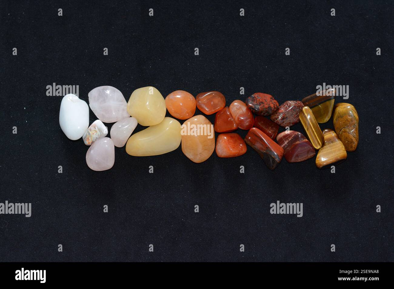 Holistic healing stones variety hi-res stock photography and images - Alamy