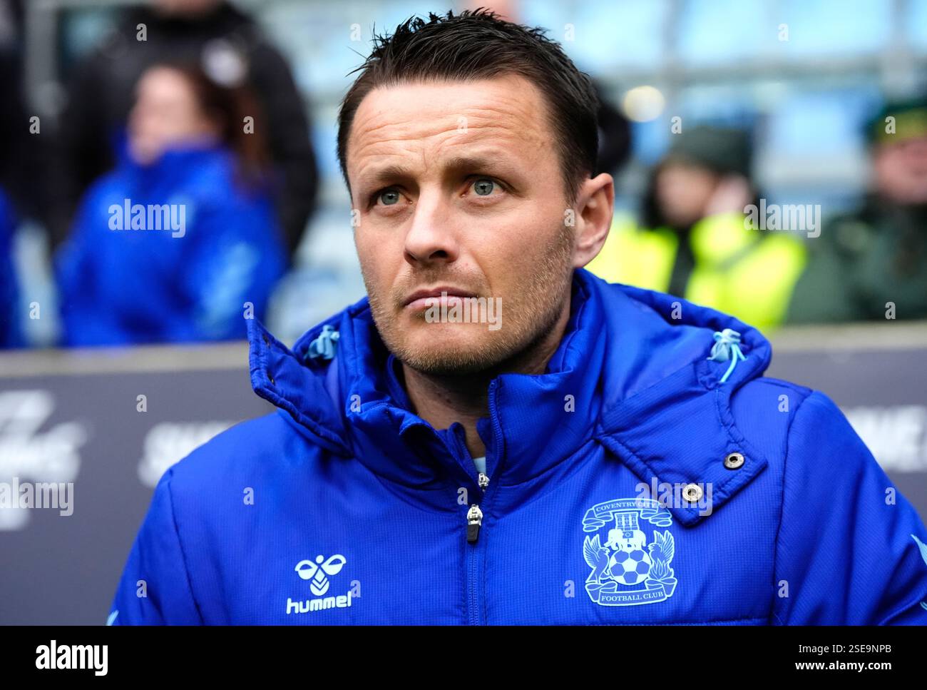 Coventry City assistant manager Joe Edwards before the Emirates FA Cup ...
