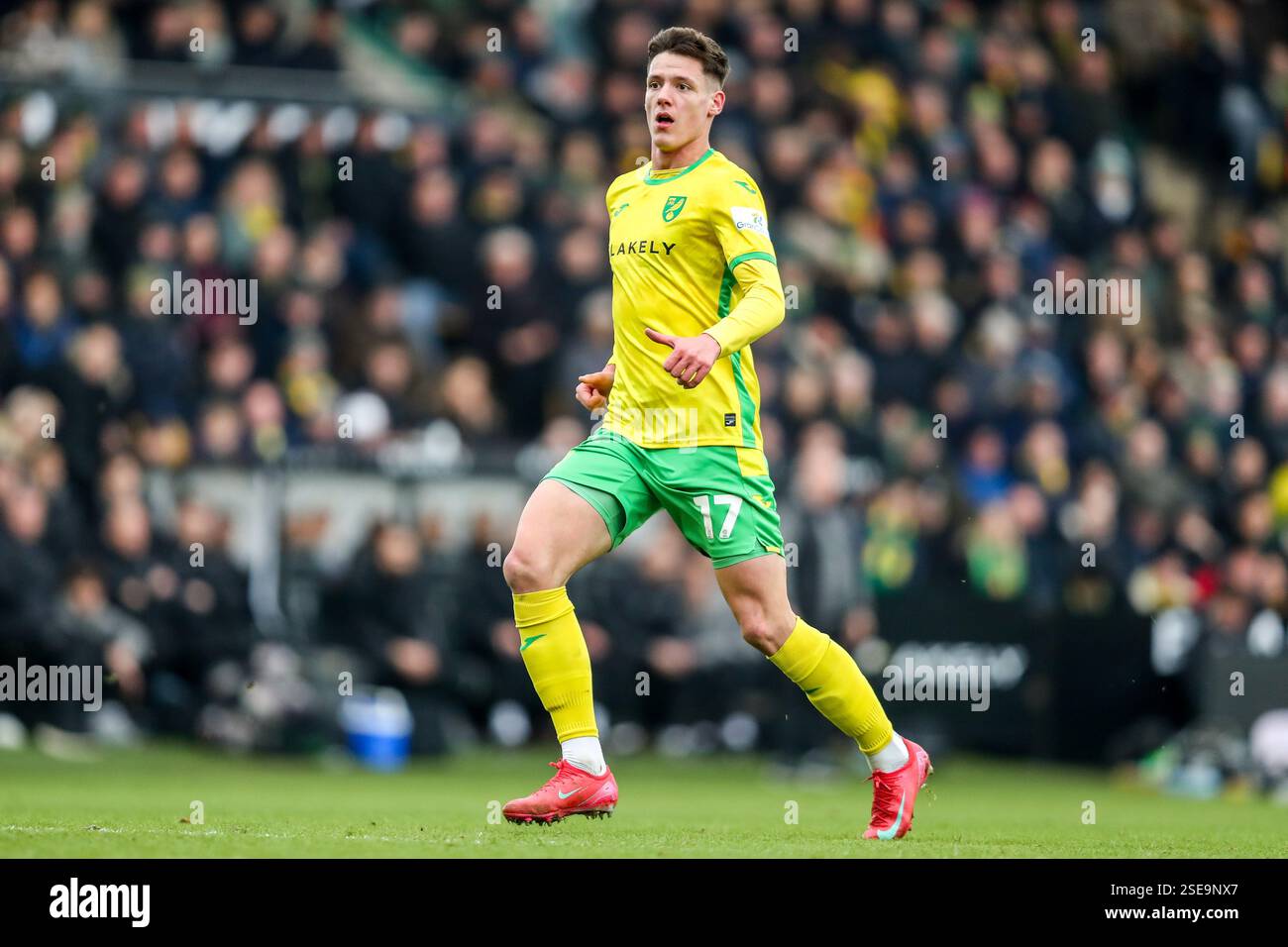 Norwich, UK. 08th Feb, 2025. Ante Crnac of Norwich City in action ...