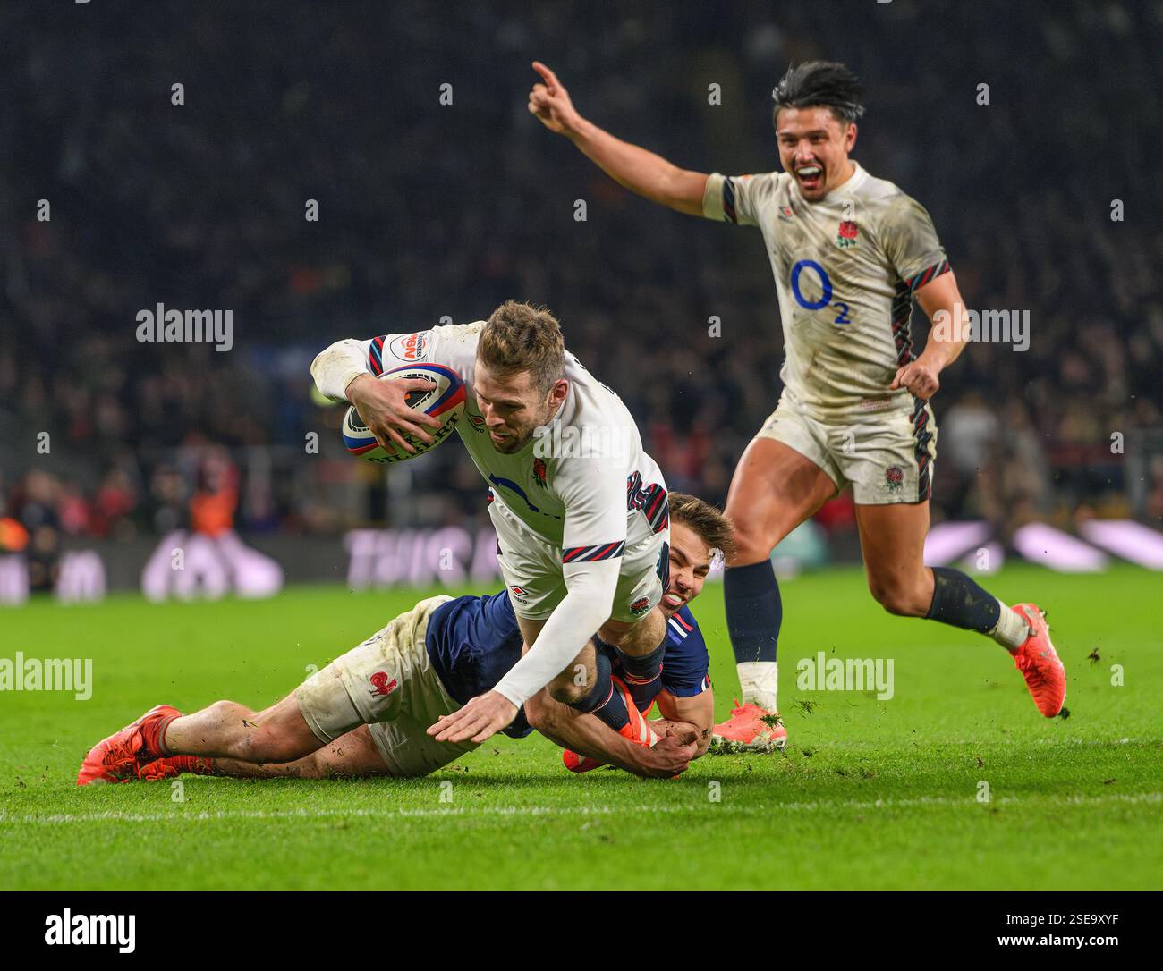 London, UK. 08th Feb, 2025. England v France - Six Nations Championship ...