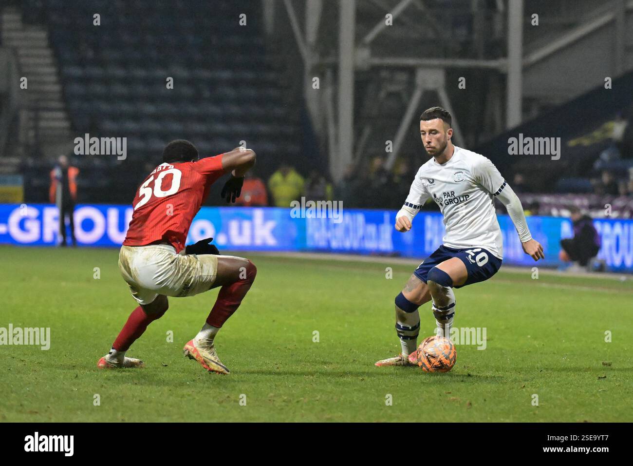 Deepdale, Preston, UK. 8th Feb, 2025. FA Cup Fourth Round Football ...