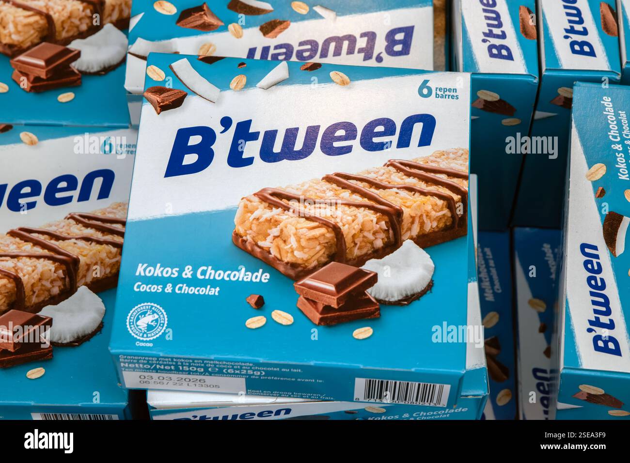 Close Up B'tween Candy Bar At Amsterdam The Netherlands 7-2-2025 Stock ...