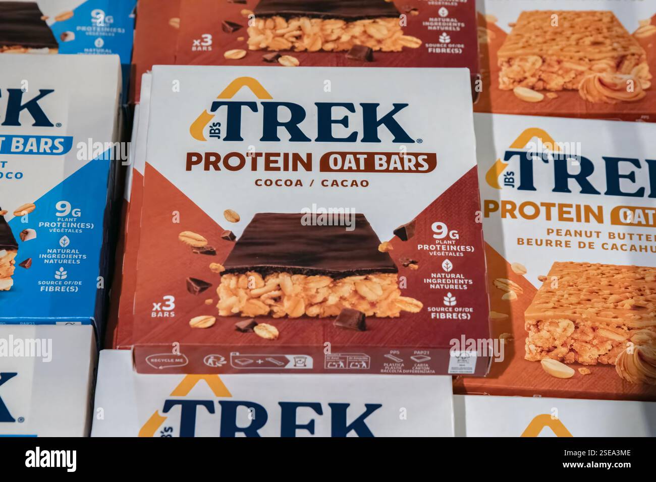 Close Up Trek Protein Oat Candy Bars At Amsterdam The Netherlands 7-2 ...