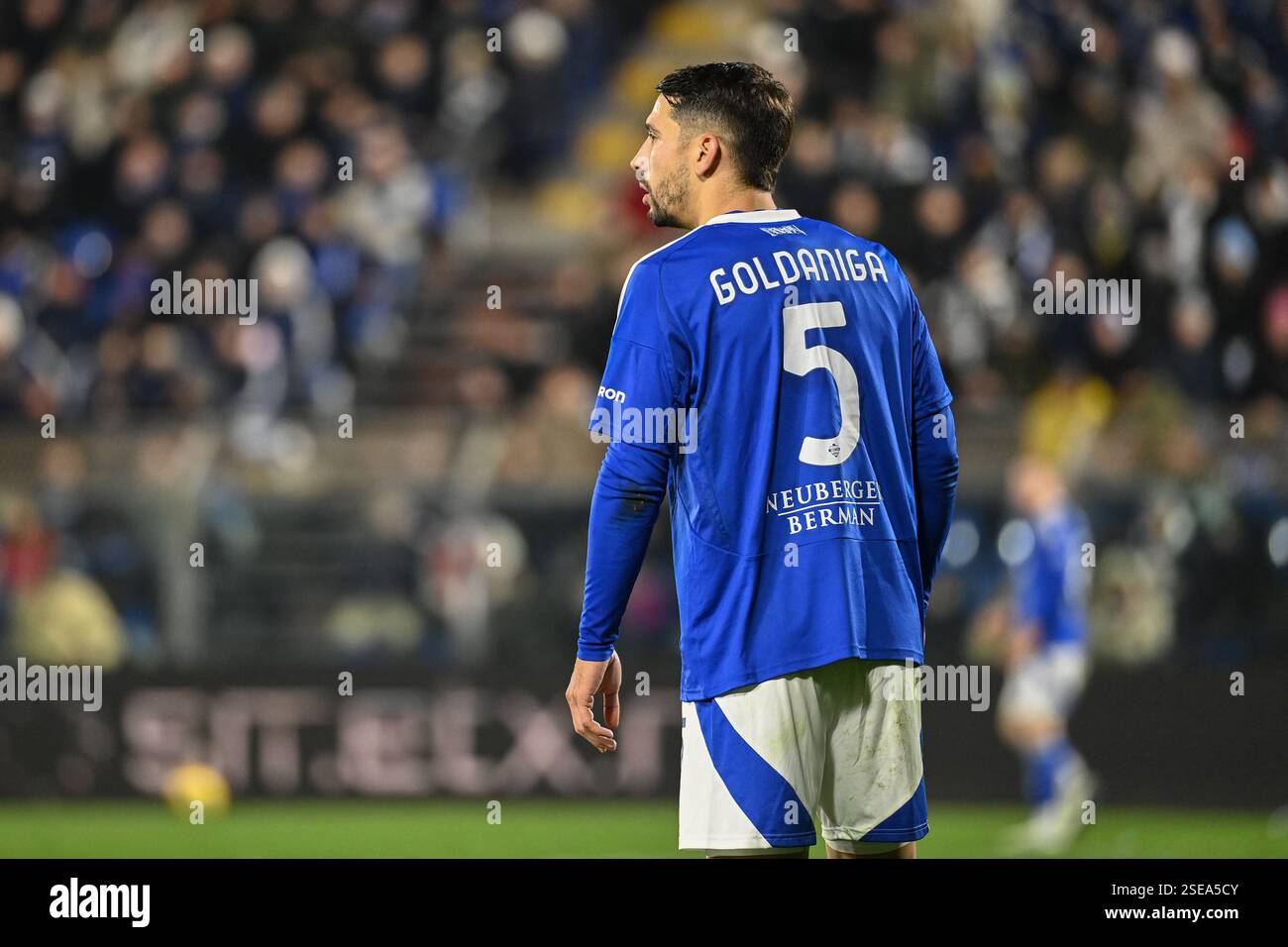 Como, Italy. 07th Feb, 2025. GOLDANIGA Edoardo #5 (Como) during Como ...