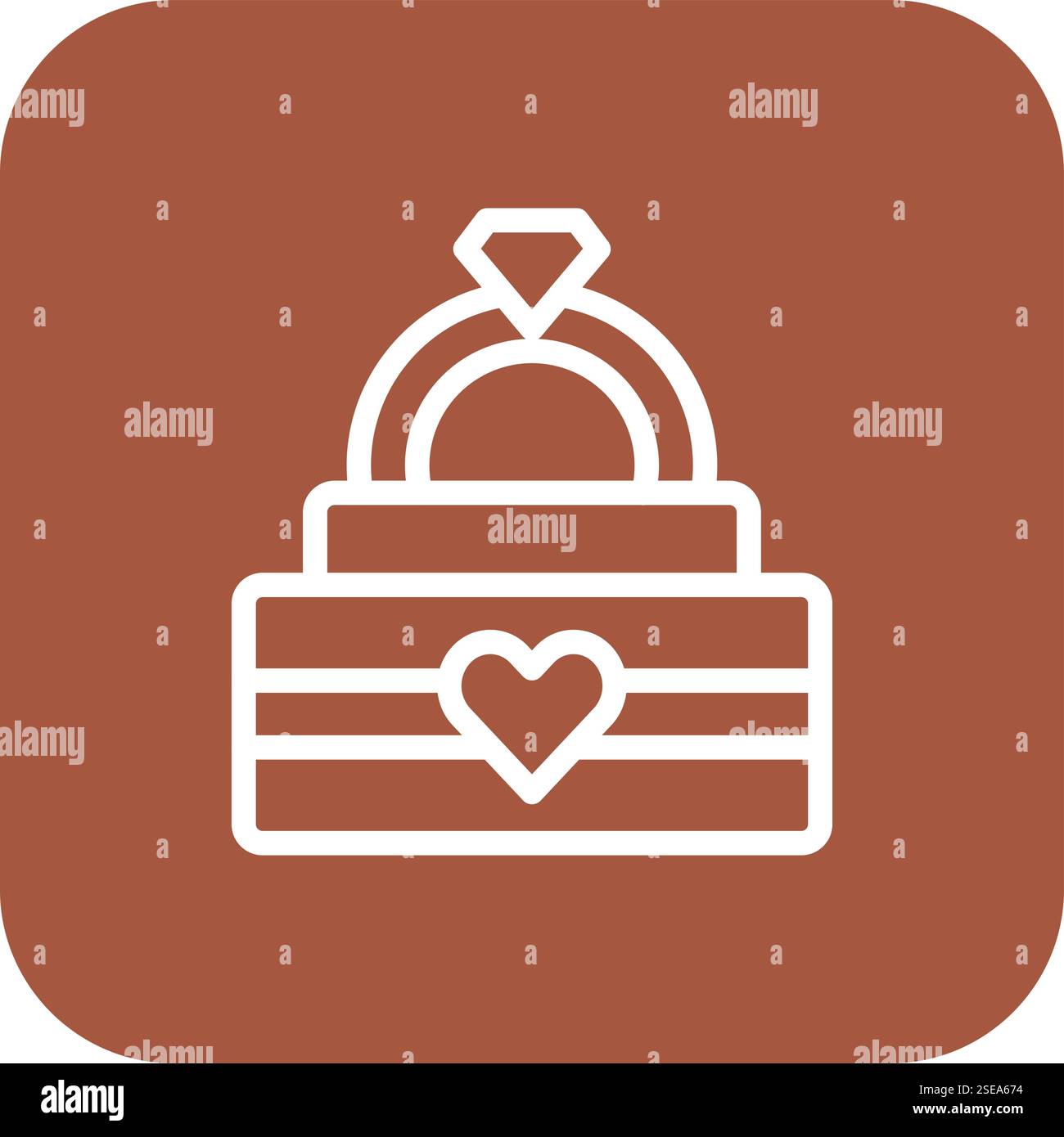 Engagement ring vector vectors hi-res stock photography and images - Alamy