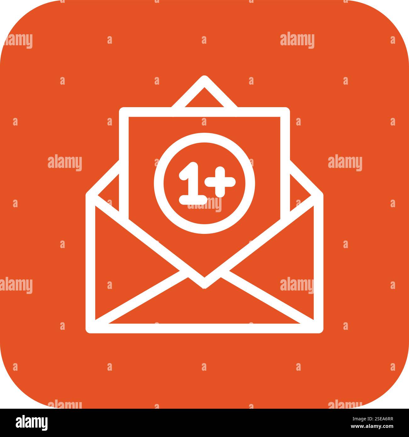 Email alert line vector Stock Vector Images - Alamy