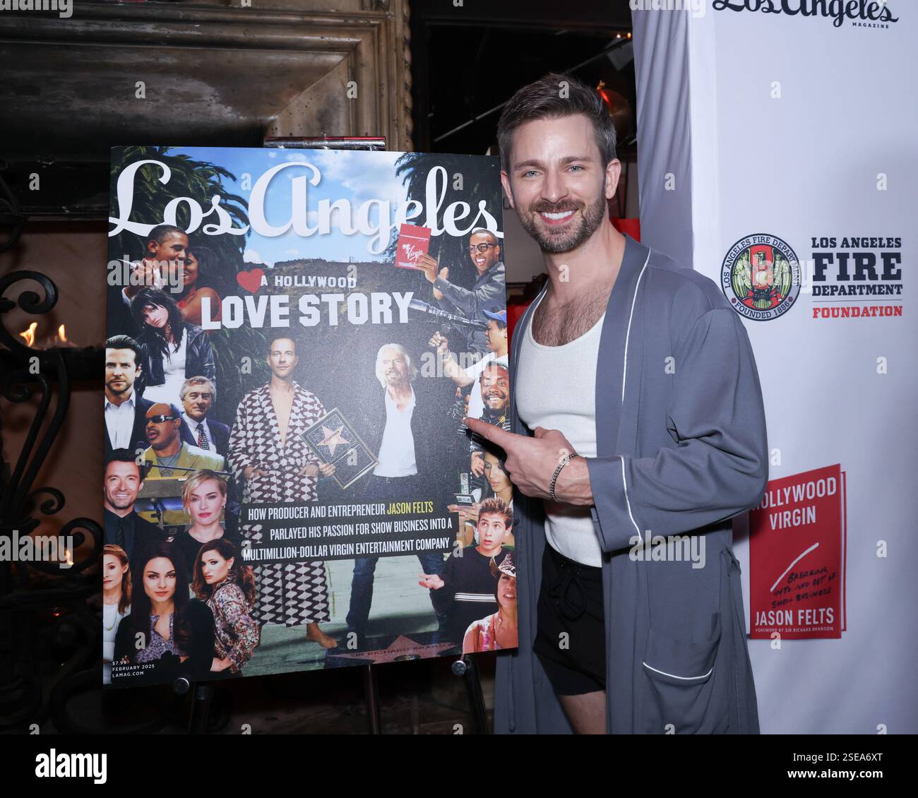 West Hollywood, California, USA. 5th February, 2025. Actor Derek Yates ...