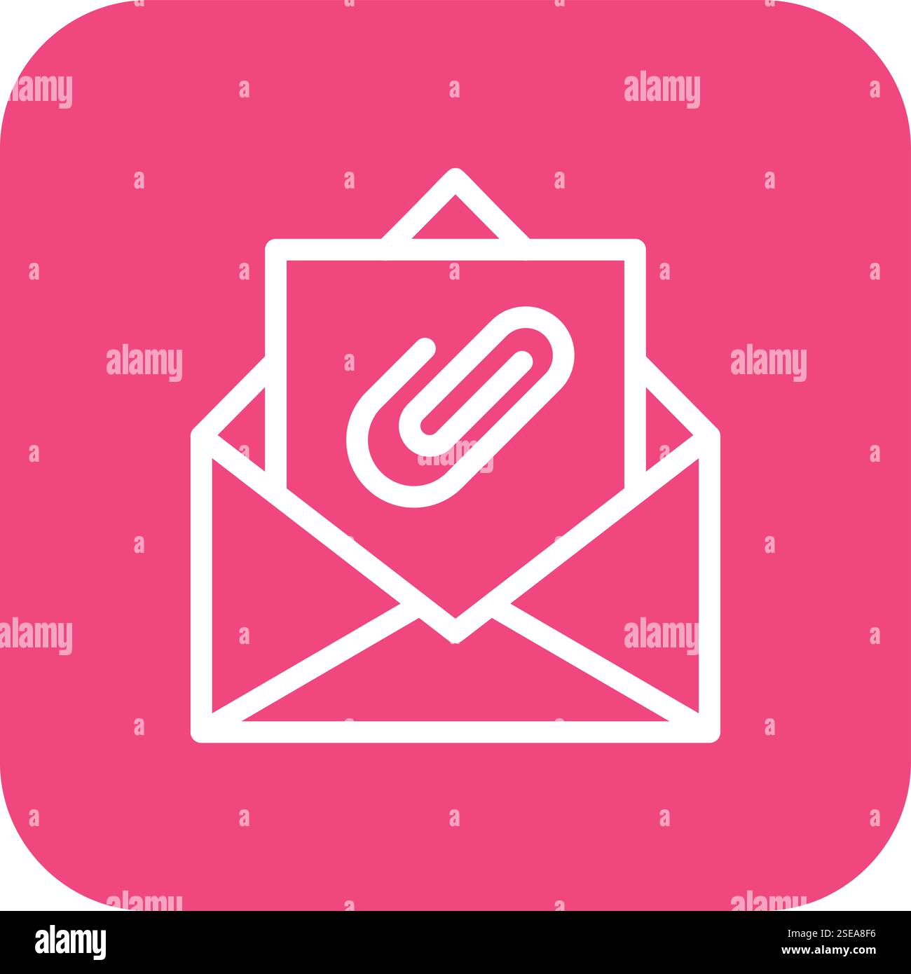 Attached document email icon hi-res stock photography and images - Alamy